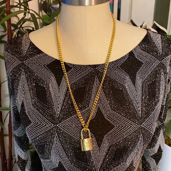 Accessories | Gold Lock And Key Necklace | Poshmark